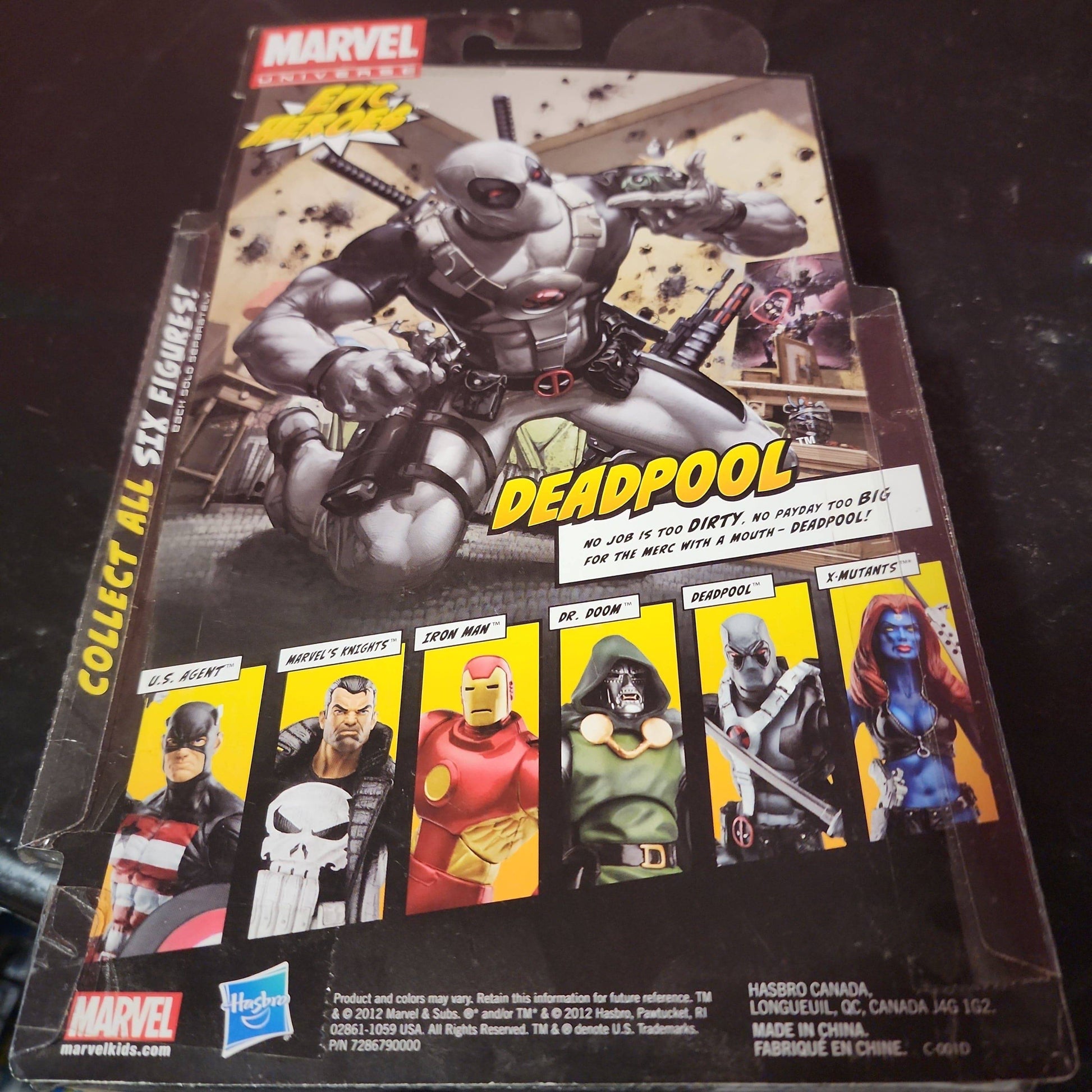 HASBRO Marvel Legends Epic Heroes Deadpool X-Force Gray Sealed - House ...