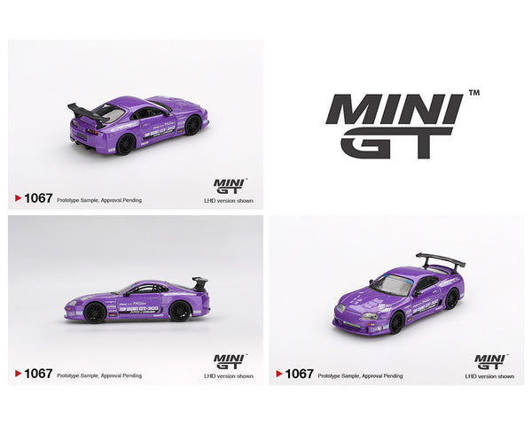 Mini GT 1:64 Toyota Supra (A80) Top Secret GT-300 Top Secret Purple ...
