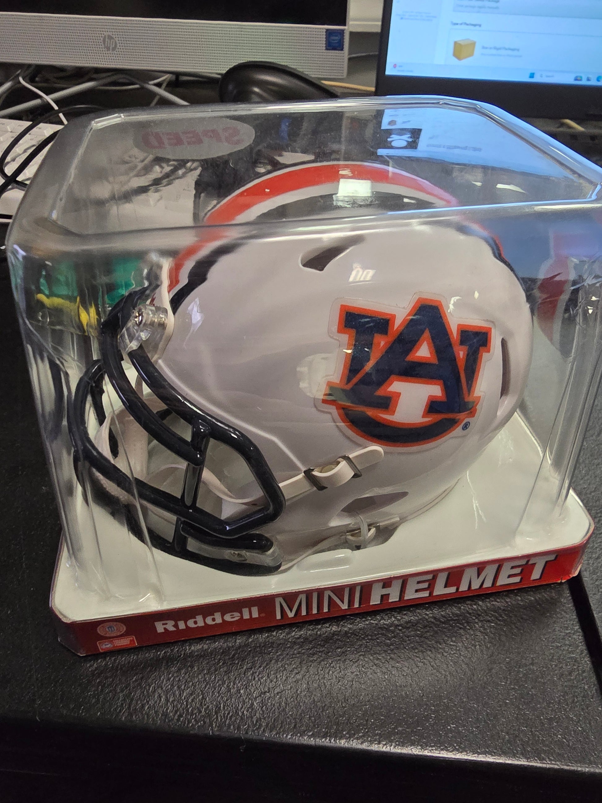 BO JACKSON AUTOGRAPHED SIGNED AUBURN TIGERS COLLEGE FOOTBALL MINI ...