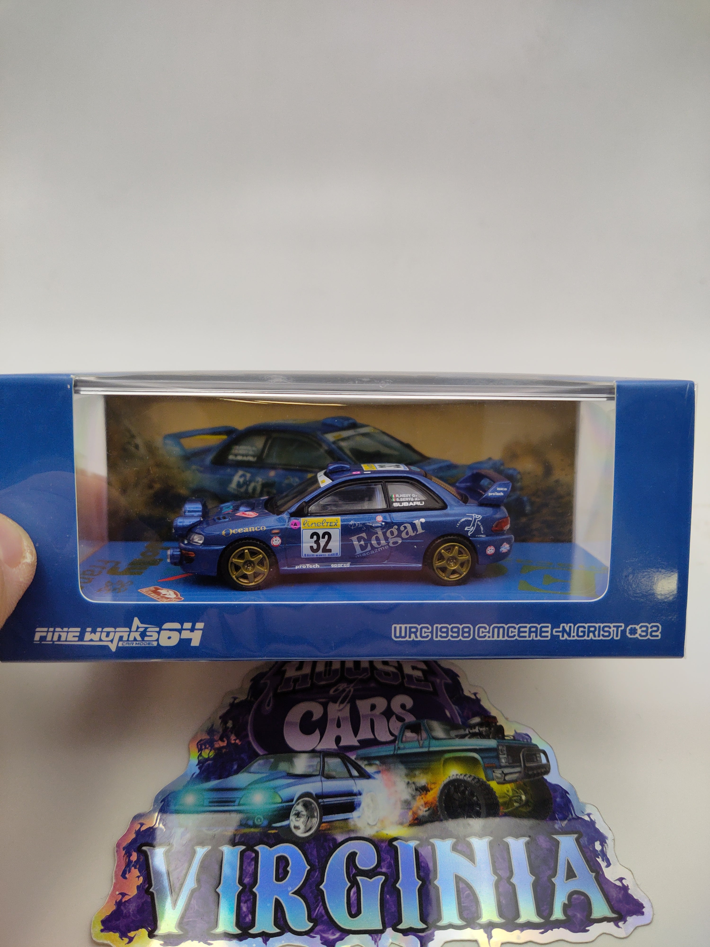 Fine Works 64 Blue Rally car Bulgari Rallye - House of Cars Virginia