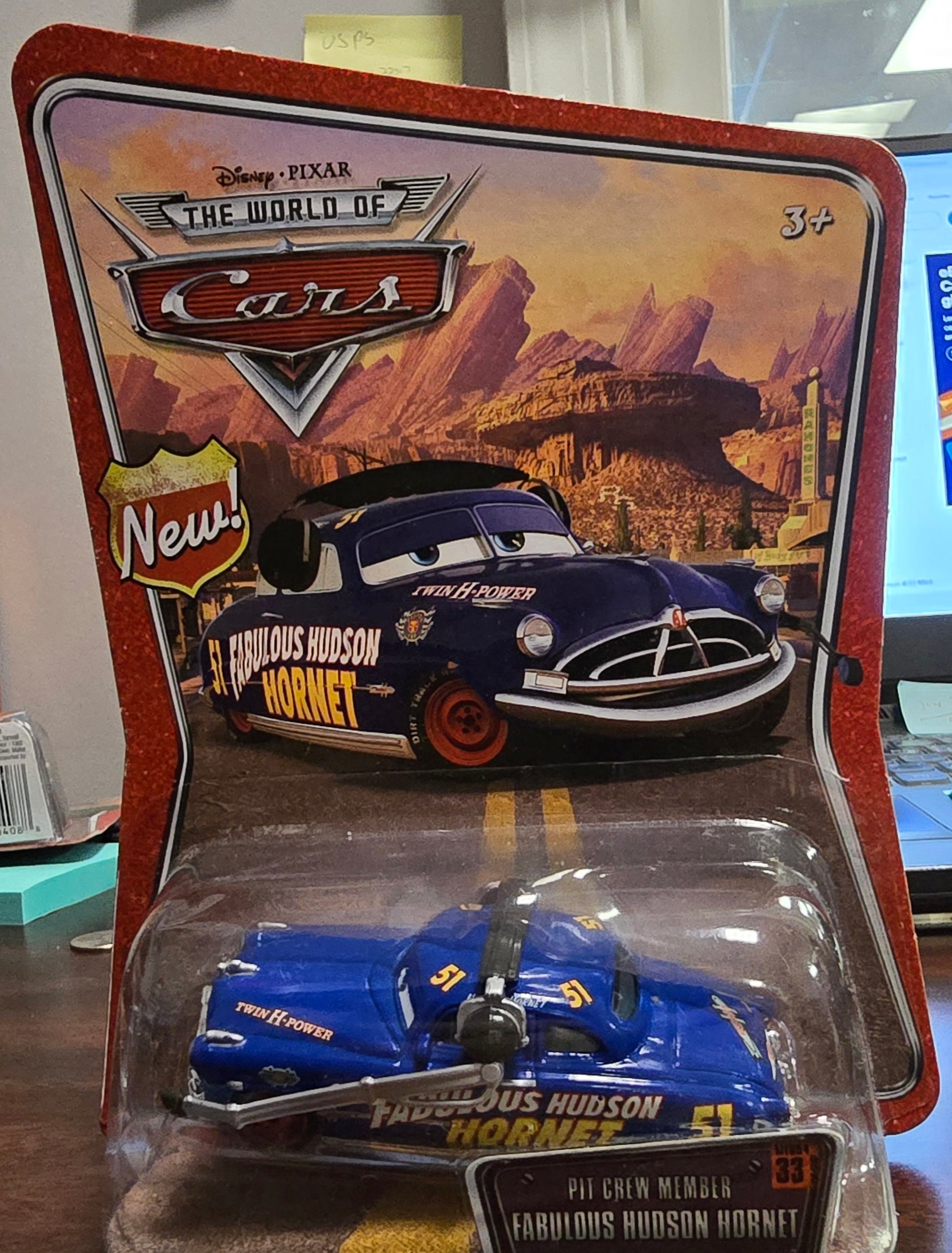 Disney Pixar Cars Pit Crew Member Fabulous Hudson Hornet | House of ...