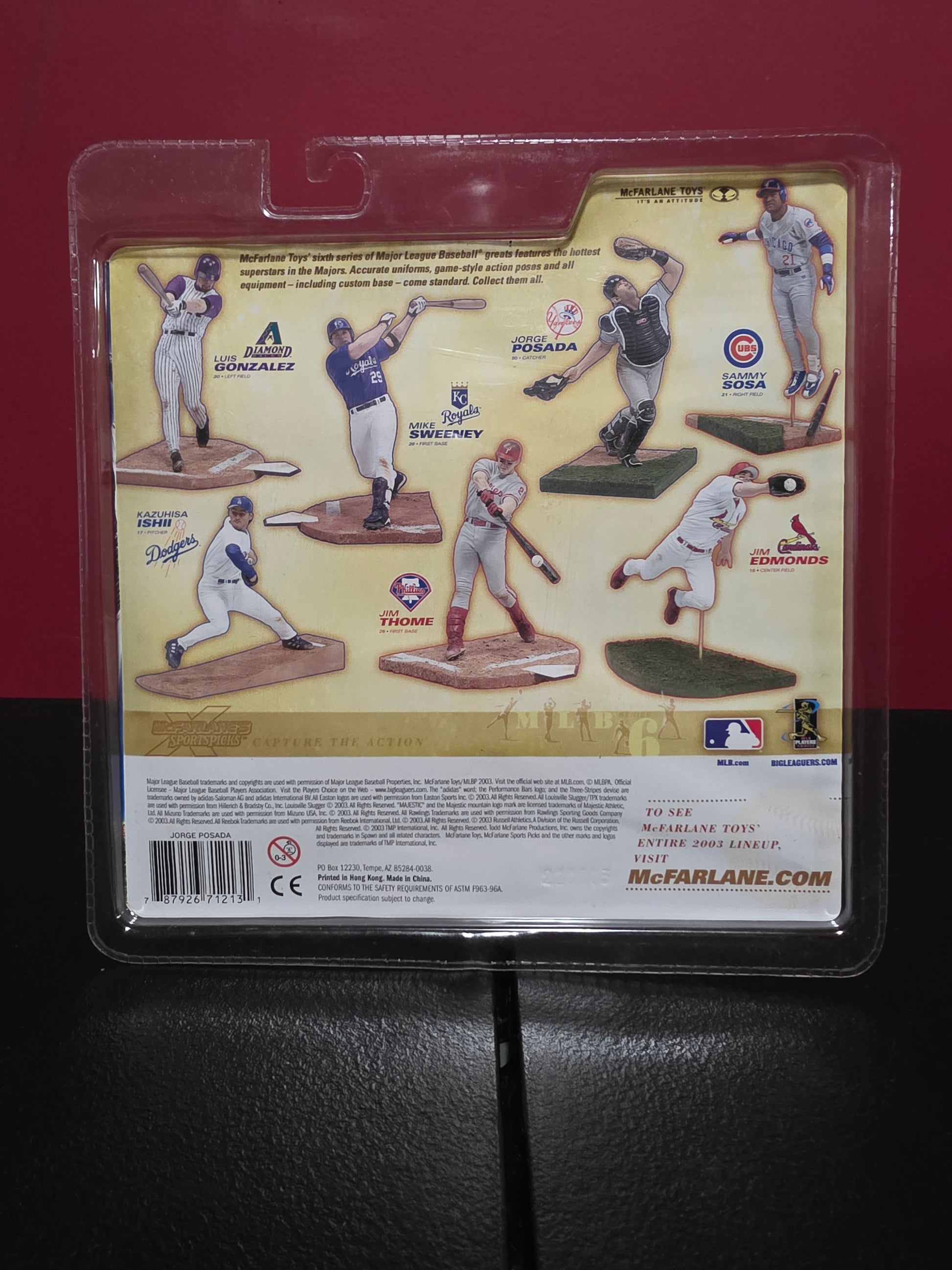 2003 McFarlane’s Series 6 Jorge Posada New York Yankees Figure Unopened ...