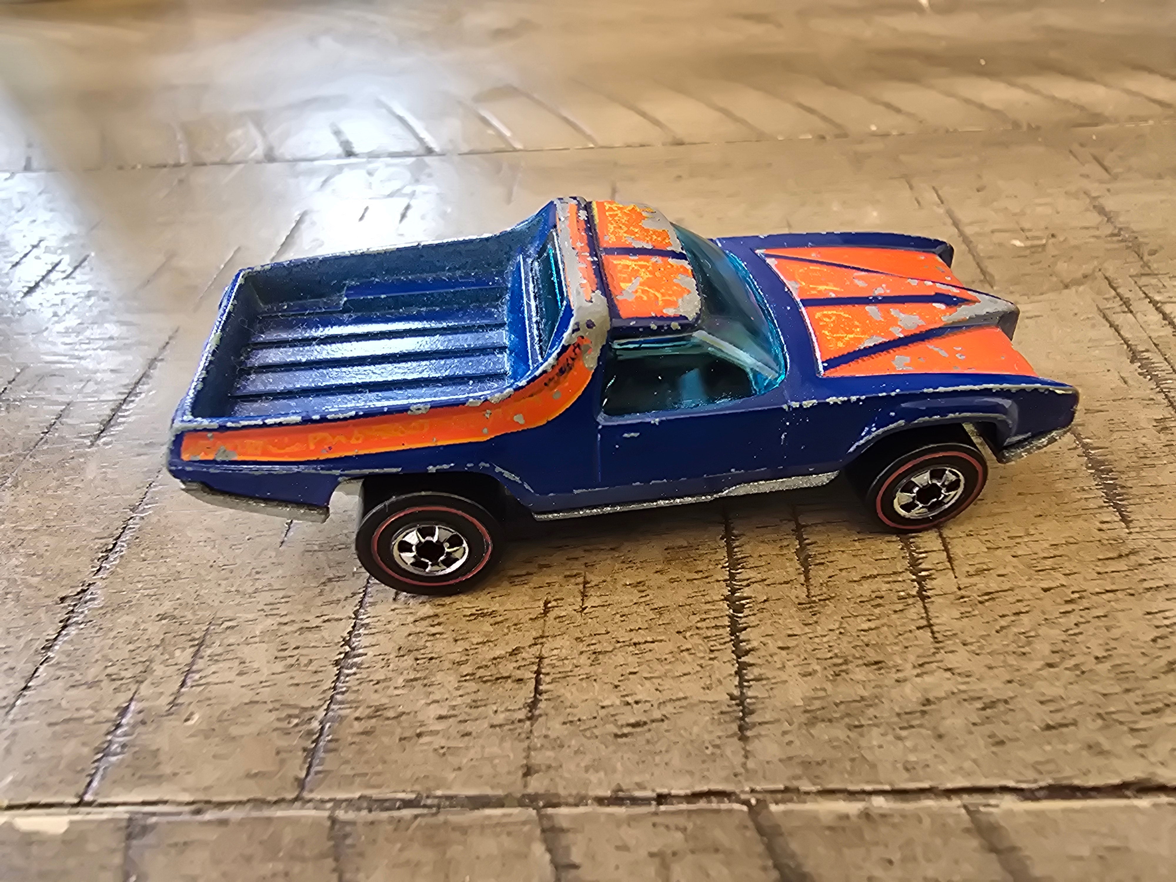 Hot Wheels Redline Breakaway Bucket Blue Orange Tampo Vtg Original Die ...