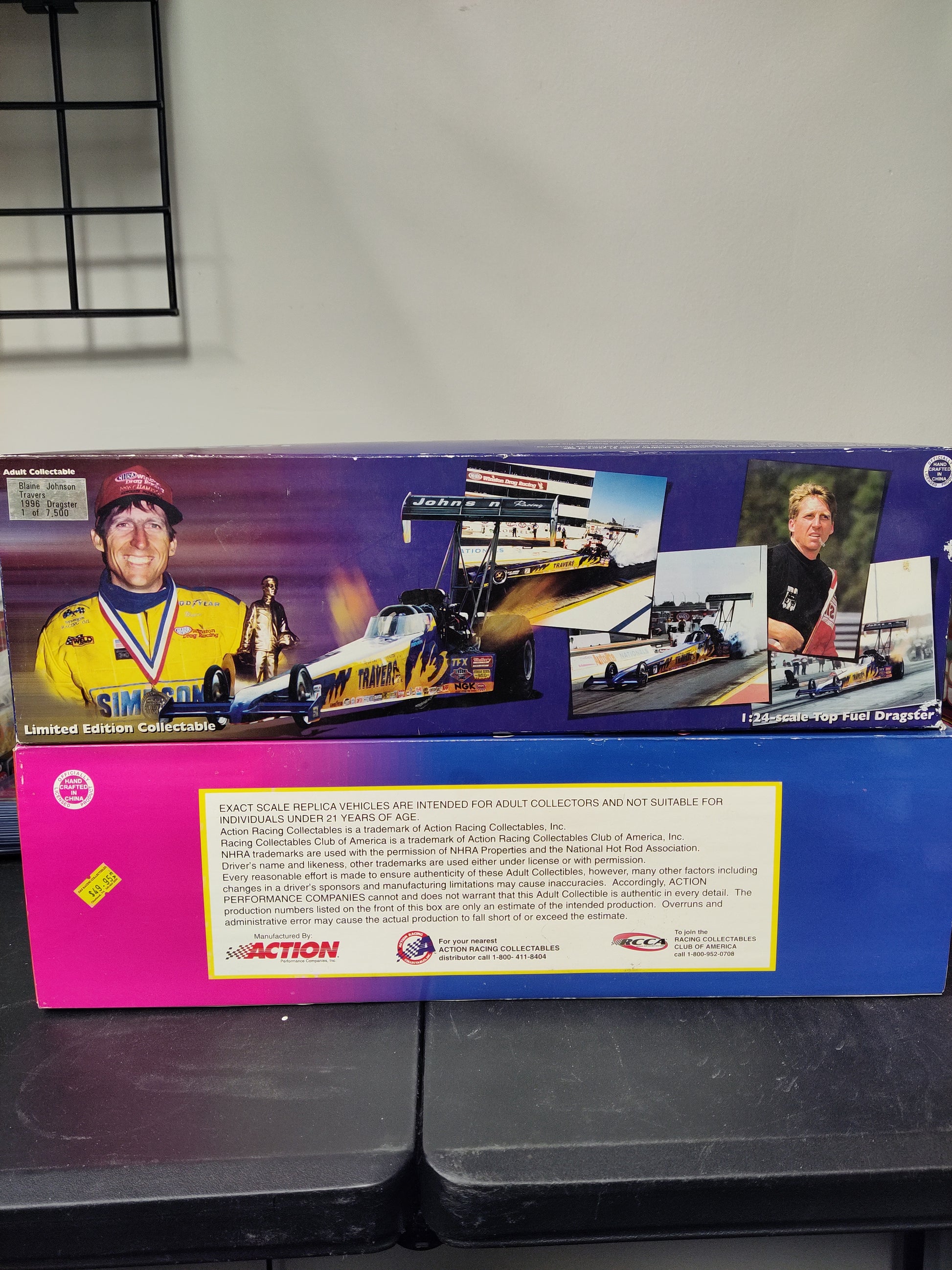 Blaine Johnson Travers 1996 Dragster 1:24 | House of Cars Virginia