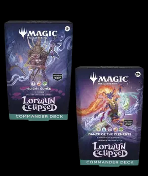MTG Lorwyn Eclipsed Commander Decks [Set of 2] magic the Gathering ...